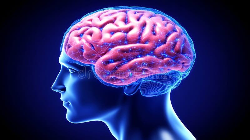 Human Brain Network, Visualization of Neural Connections and Cognitive ...