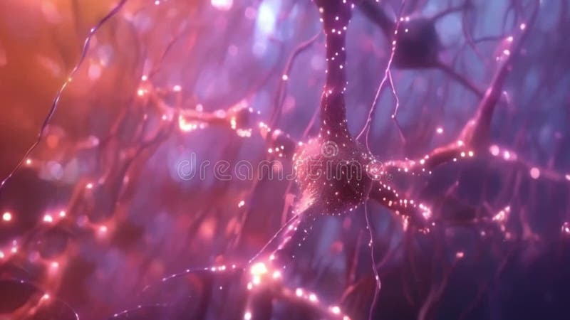Human Brain Neurons Nervous Neurons Visualization As Digital Technology