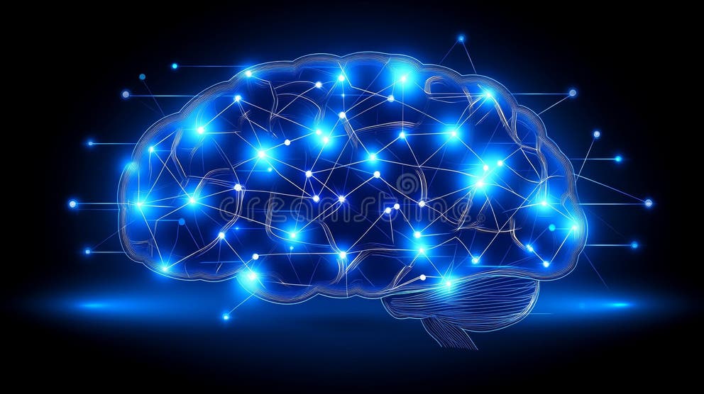 Human Brain Neurons, Synapses, Neural Network, Concept Background, Data ...