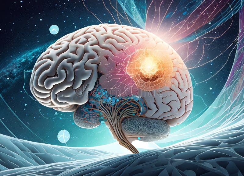 Human Brain Obtaining Energy through Space, Communication Via ...
