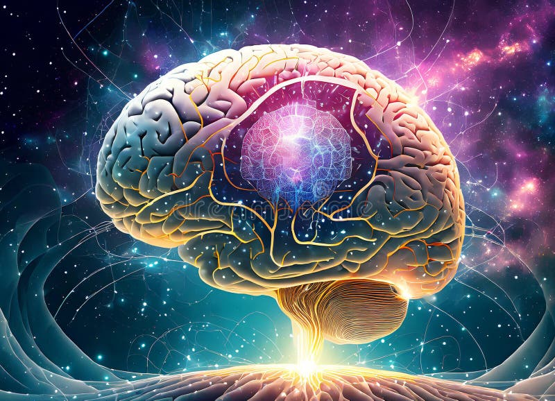 Human Brain Obtaining Energy through Space, Communication Via ...