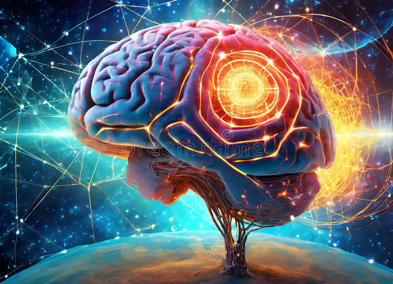 Human Brain Obtaining Energy through Space, Communication Via ...