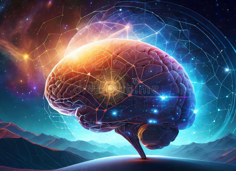 Human Brain Obtaining Energy through Space, Communication Via ...