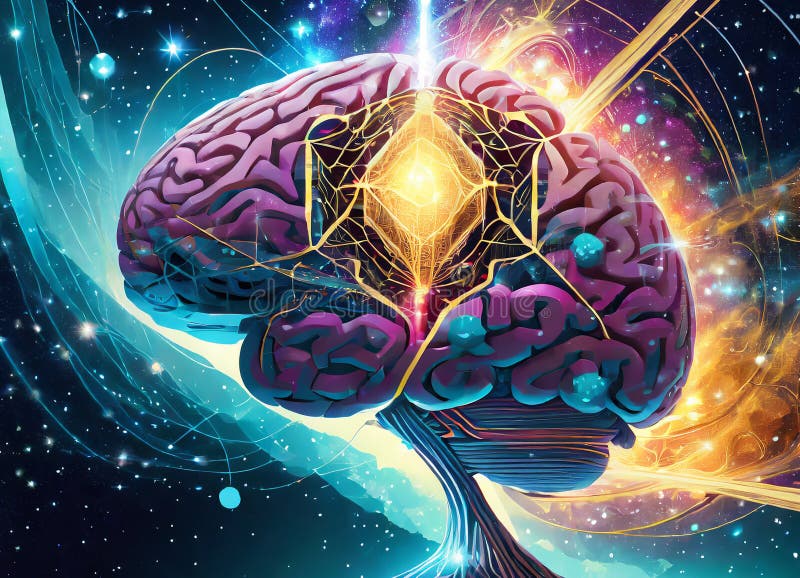Human Brain Obtaining Energy through Space, Communication Via ...