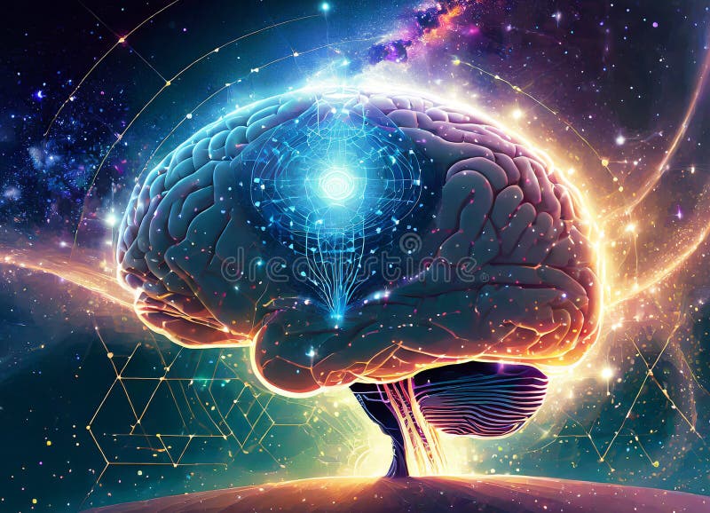 Human Brain Obtaining Energy through Space, Communication Via ...