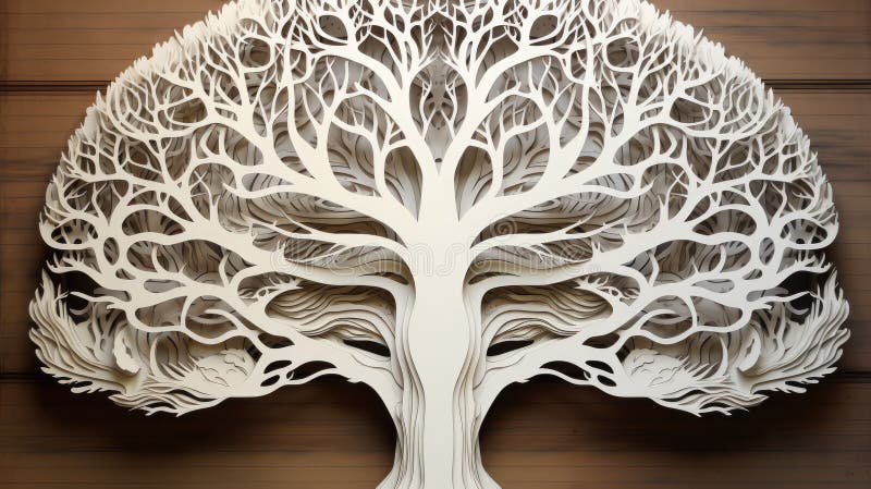 Human Brain Organ with Tree Stock Photo - Image of emotion, fashion ...