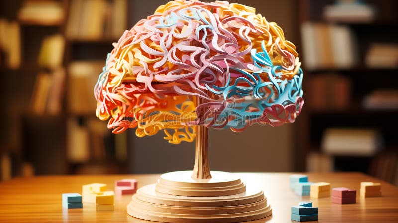 A Human Brain in a Light Bulb Stock Illustration - Illustration of ...