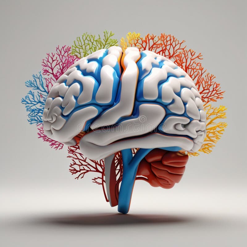 Human brain picture stock illustration. Illustration of idea - 350697391