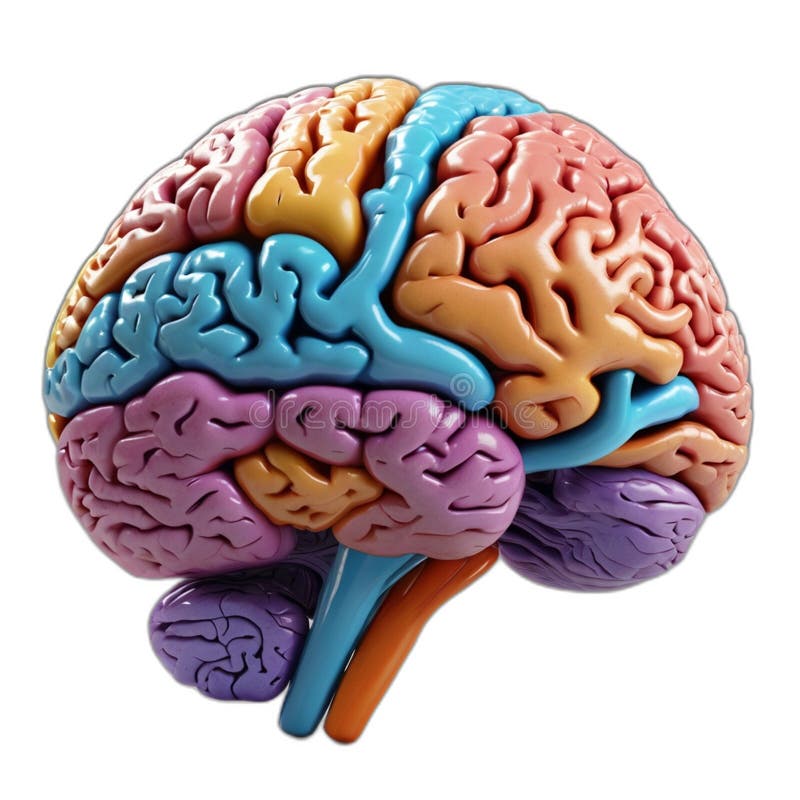 Human brain picture stock illustration. Illustration of undefined ...