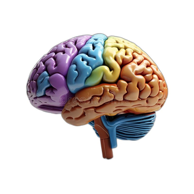 Human brain picture stock illustration. Illustration of symbol - 350697453