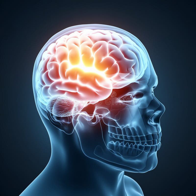 Human brain picture stock illustration. Illustration of idea - 351174294