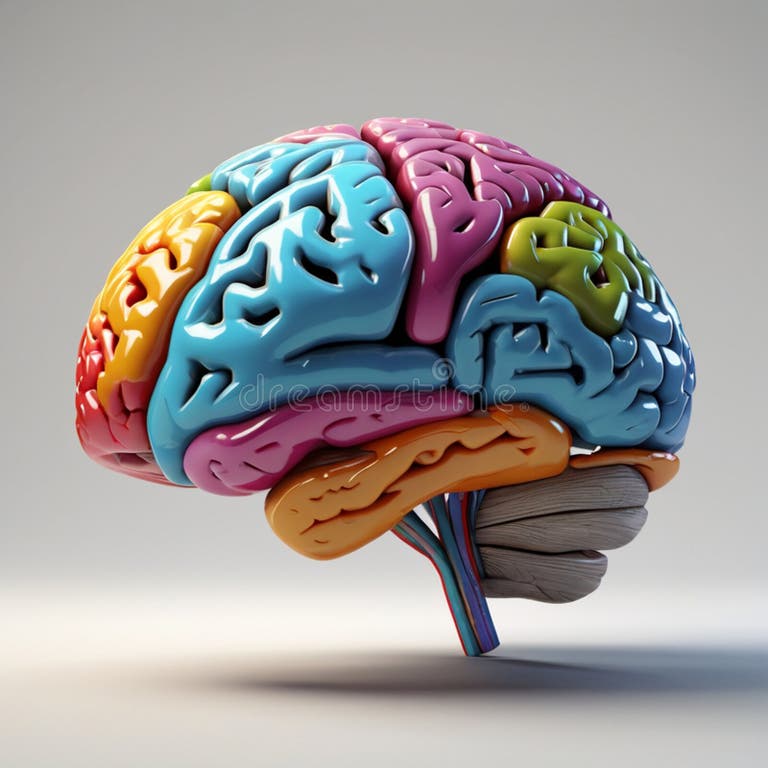 Human brain picture stock illustration. Illustration of design - 351174395