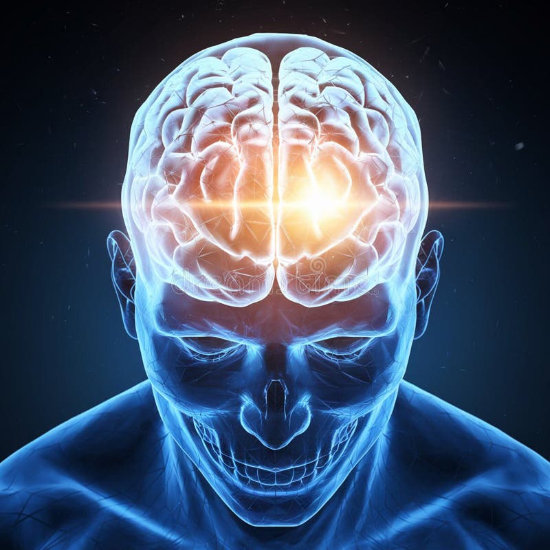 Human brain picture stock illustration. Illustration of beautiful ...
