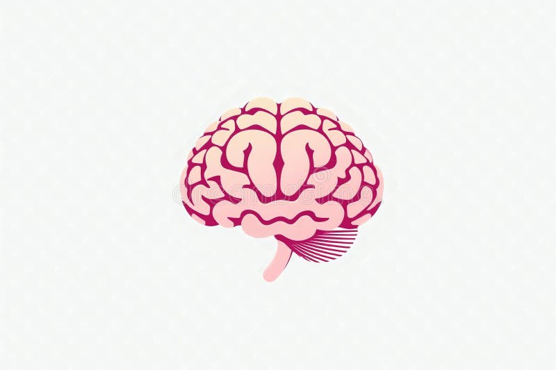 Human brain picture stock illustration. Illustration of beautiful ...