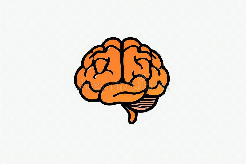Human brain picture stock illustration. Illustration of design - 351174488