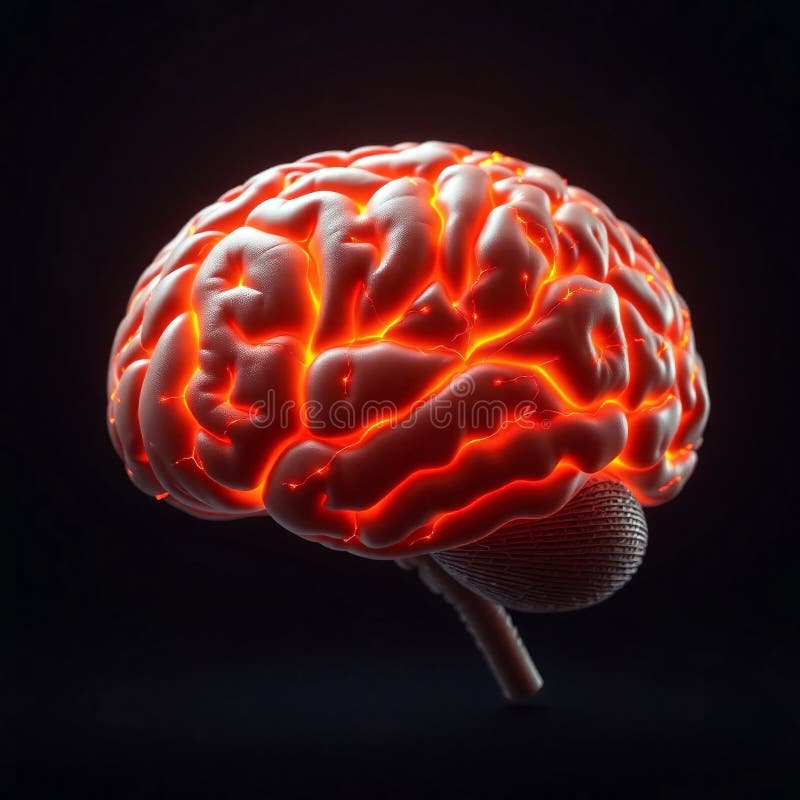 Human brain picture stock illustration. Illustration of undefined ...