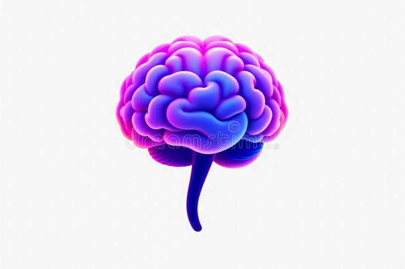 Human brain picture stock illustration. Illustration of beautiful ...