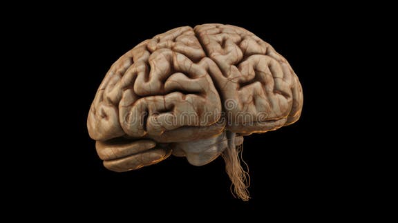 Human Brain stock illustration. Illustration of carving - 293099782