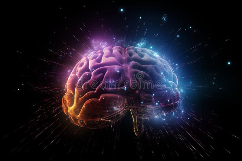 Human Brain Showing Intelligent Thought Processing through Neural ...