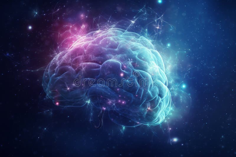 Human Brain Showing Intelligent Thought Processing through Neural ...