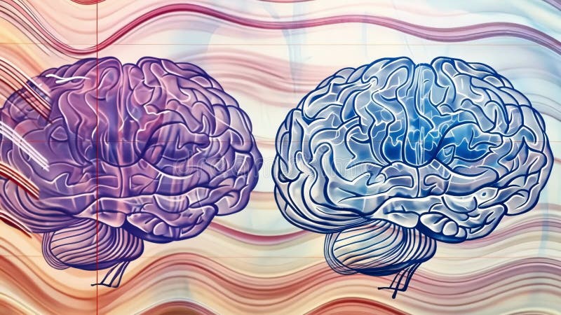 Human Brain Transforming Showing Concept of Neurotechnology and ...