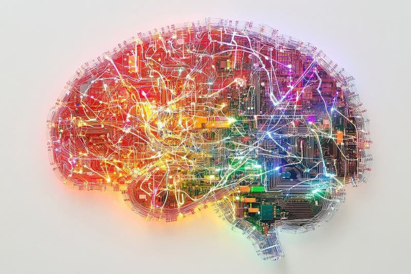 Human Brain, but instead of the Usual Anatomical Structure, it is ...