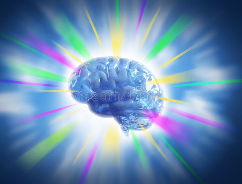 Human Brain Artificial Intelligence Creativity Genius Stock ...