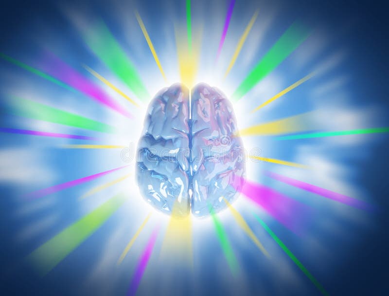 Human Brain Intelligence Creativity Genius Stock Photo - Image of human ...