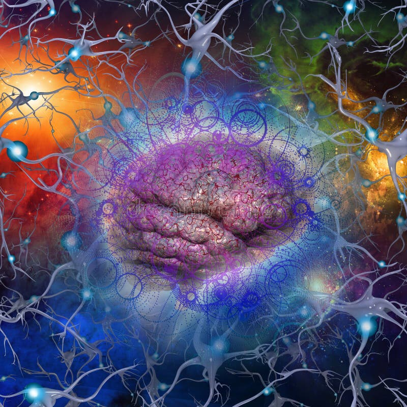 Connections to the mind stock illustration. Illustration of psyche ...