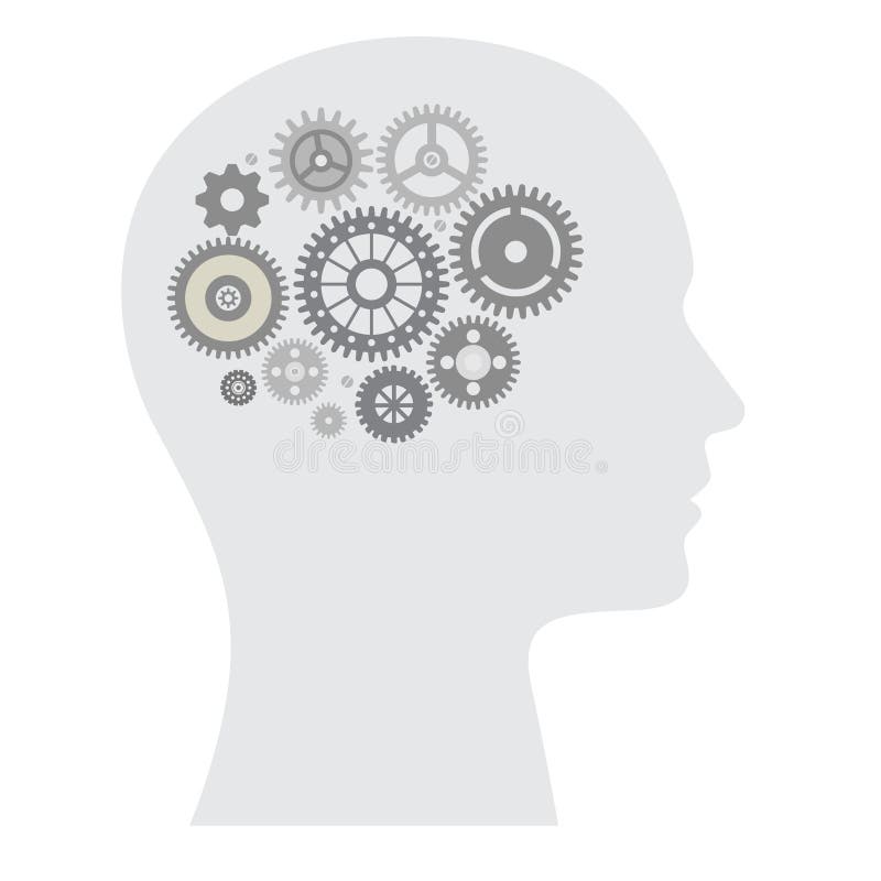 Human Brains with Wheel Collection Stock Vector - Illustration of mind ...