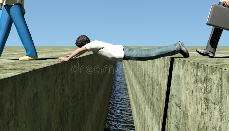Human Bridge stock illustration. Illustration of human - 46479636