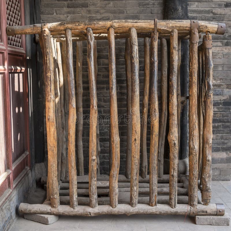 Human Cage In Pingyao Prison Stock Photo - Image of cage, wood: 35739650