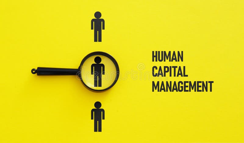 Human Capital Management HCM is Shown Using the Text Stock Photo ...