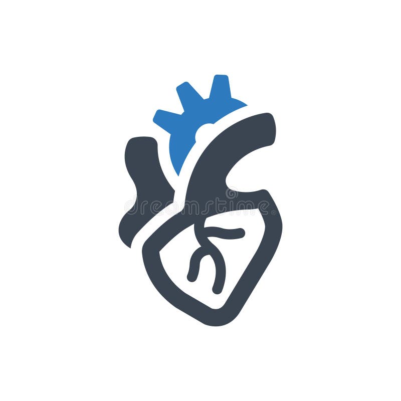 Human Cardiology Icon stock vector. Illustration of illustrations ...