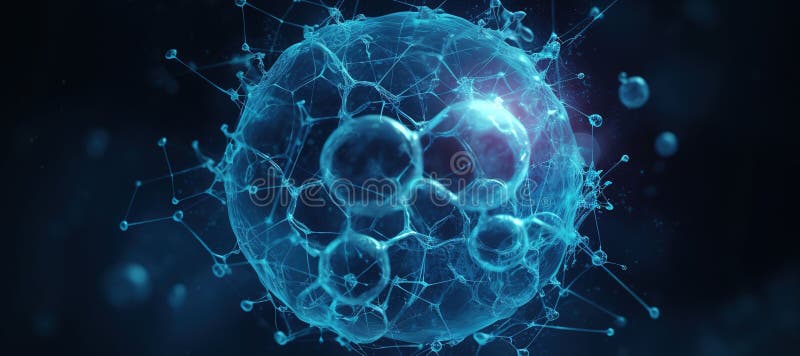 Human Cell DNA Tissue Background, Virus, Bacteria, Science Stock ...