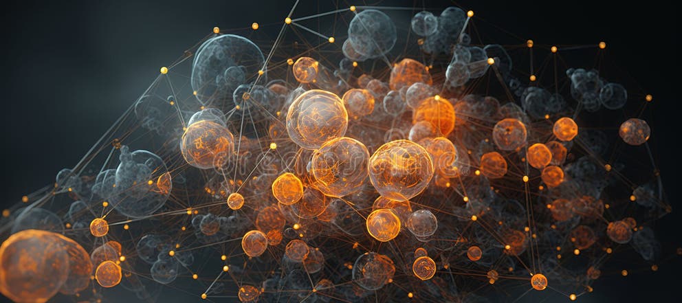 Human Cell DNA Tissue Background, Virus, Bacteria, Science Stock ...