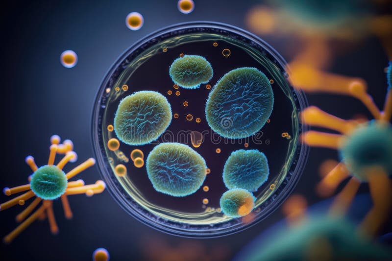 Human Cell or Embryonic Stem Cell. AI Generation Stock Illustration ...