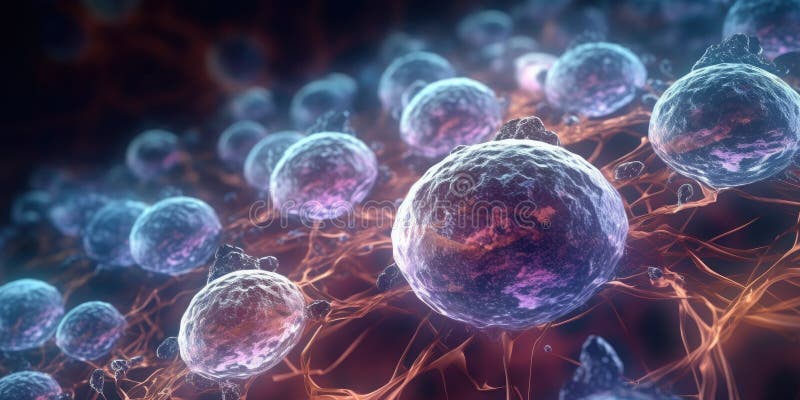 Cell Division or Cell Connection, the Microbiological Process of ...