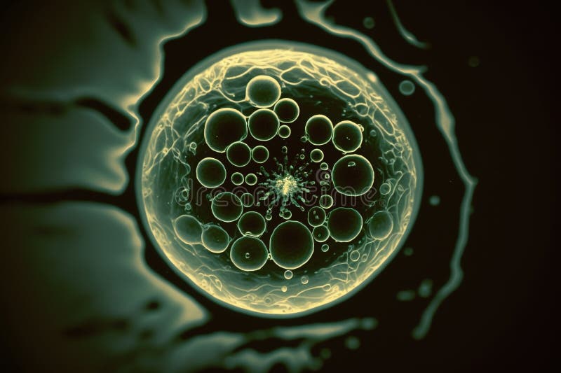 Human Cell. Embryonic Stem Cell Microscope Stock Image - Image of chromosome, microbiology ...