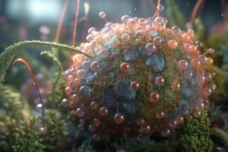 Human Cell. Embryonic Stem Cell Microscope Stock Photo - Image of ...