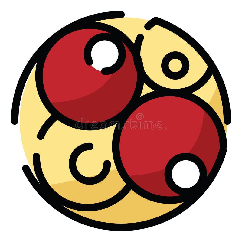 Human cell, icon stock vector. Illustration of background - 258929569