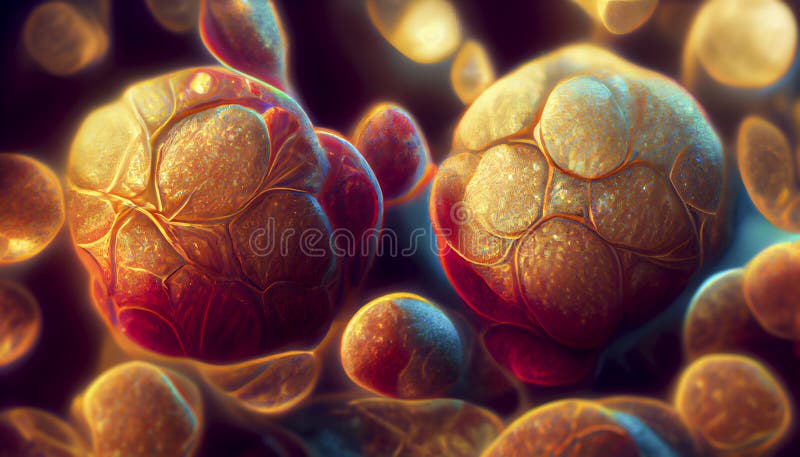 Human Cells, Ai Illustration Stock Illustration - Illustration of ...