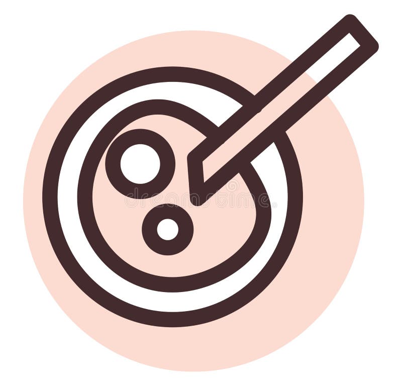 Human cells, icon stock vector. Illustration of vector - 261068923