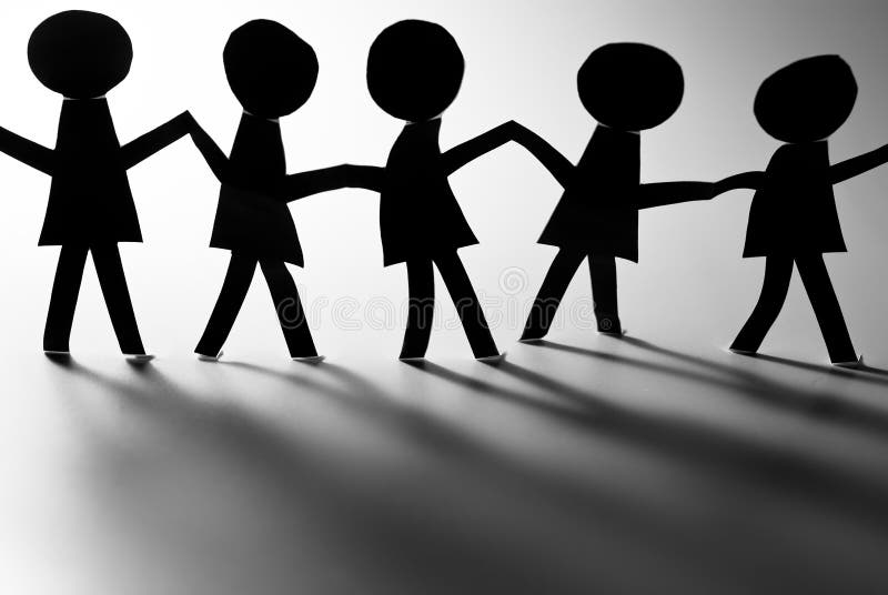 Human chain stock photo. Image of united, cooperation - 16783906