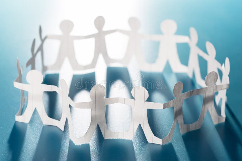 Human Chain Doll stock illustration. Illustration of connection - 109656544