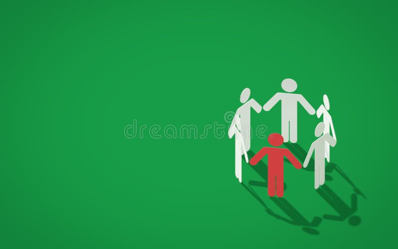 Human chain stock illustration. Illustration of global - 22302002