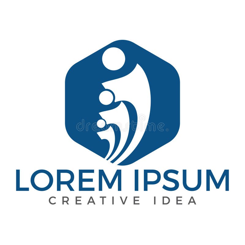 Human Character Group and Team Logo Design. Stock Vector - Illustration ...
