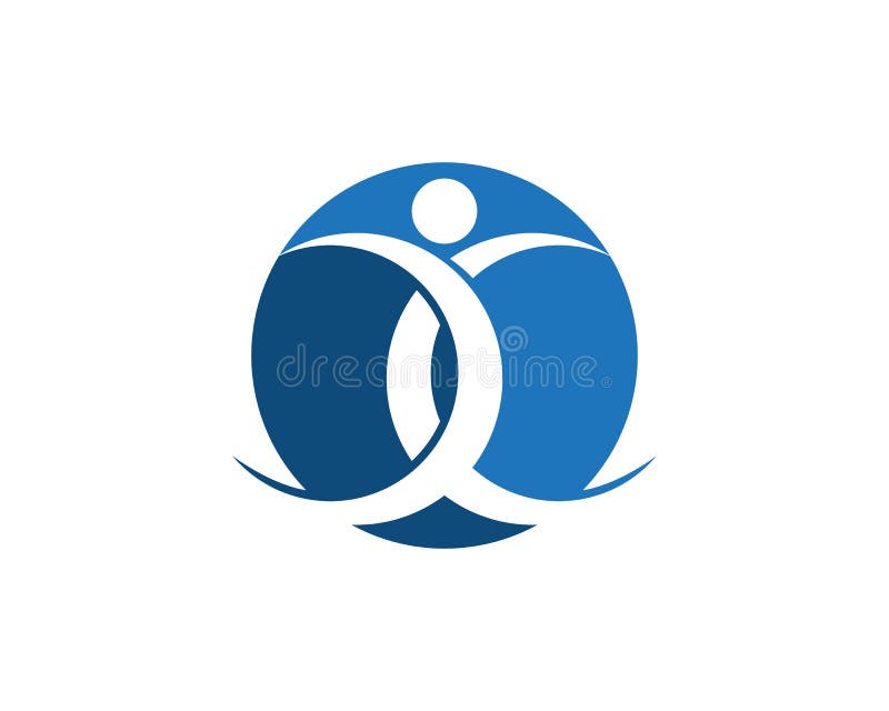 Human Character Logo Design Stock Vector - Illustration of creative ...