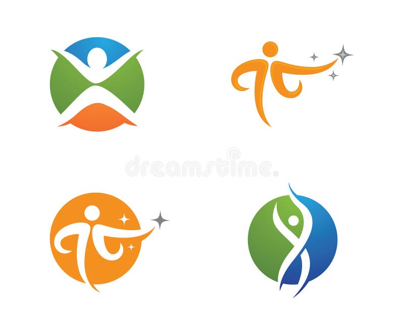 Human character logo sign stock vector. Illustration of identity - 96123361