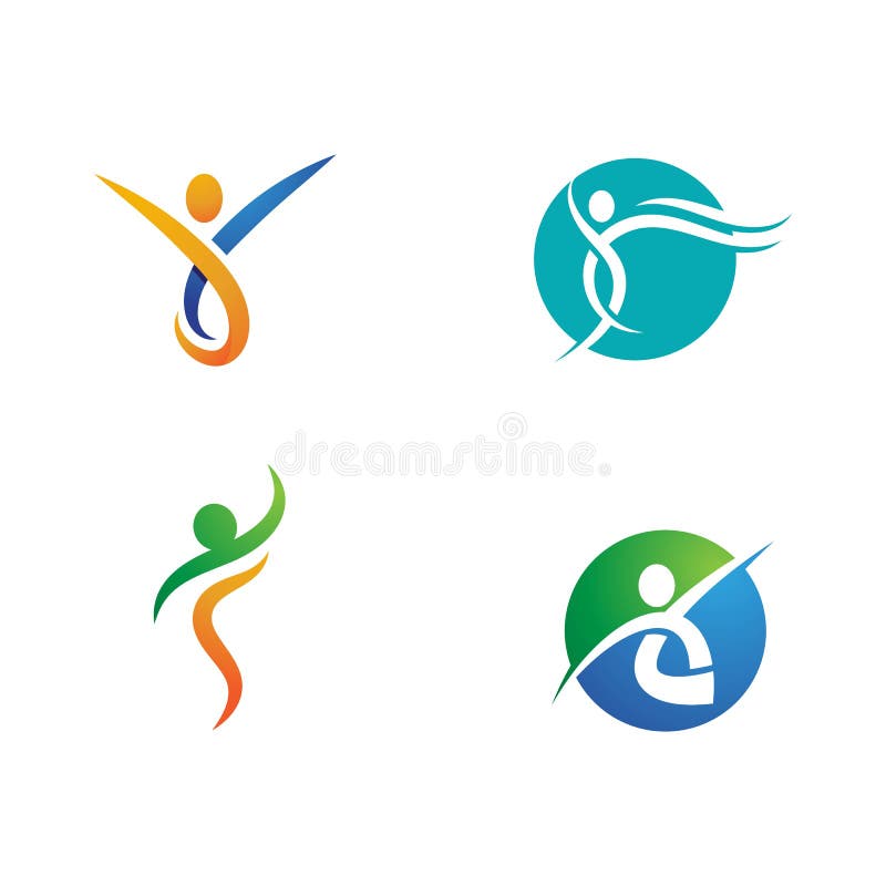 Human character logo sign stock vector. Illustration of logo - 189753470